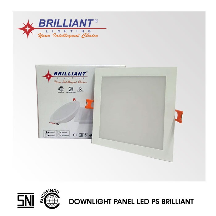 BRILLIANT DOWNLIGHT PANEL LED PS180 18W – Pionir Elektrik Indonesia