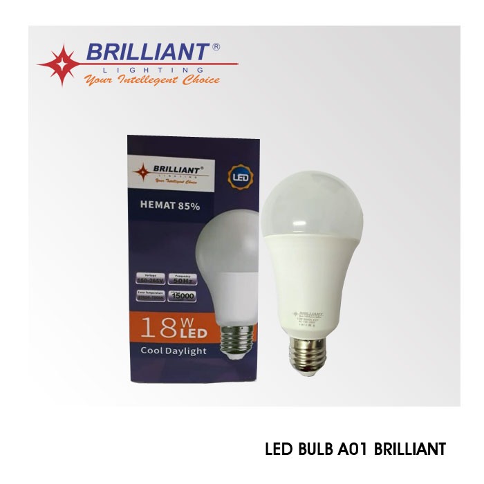 BRILLIANT LED BULB A01 18W – Pionir Elektrik Indonesia